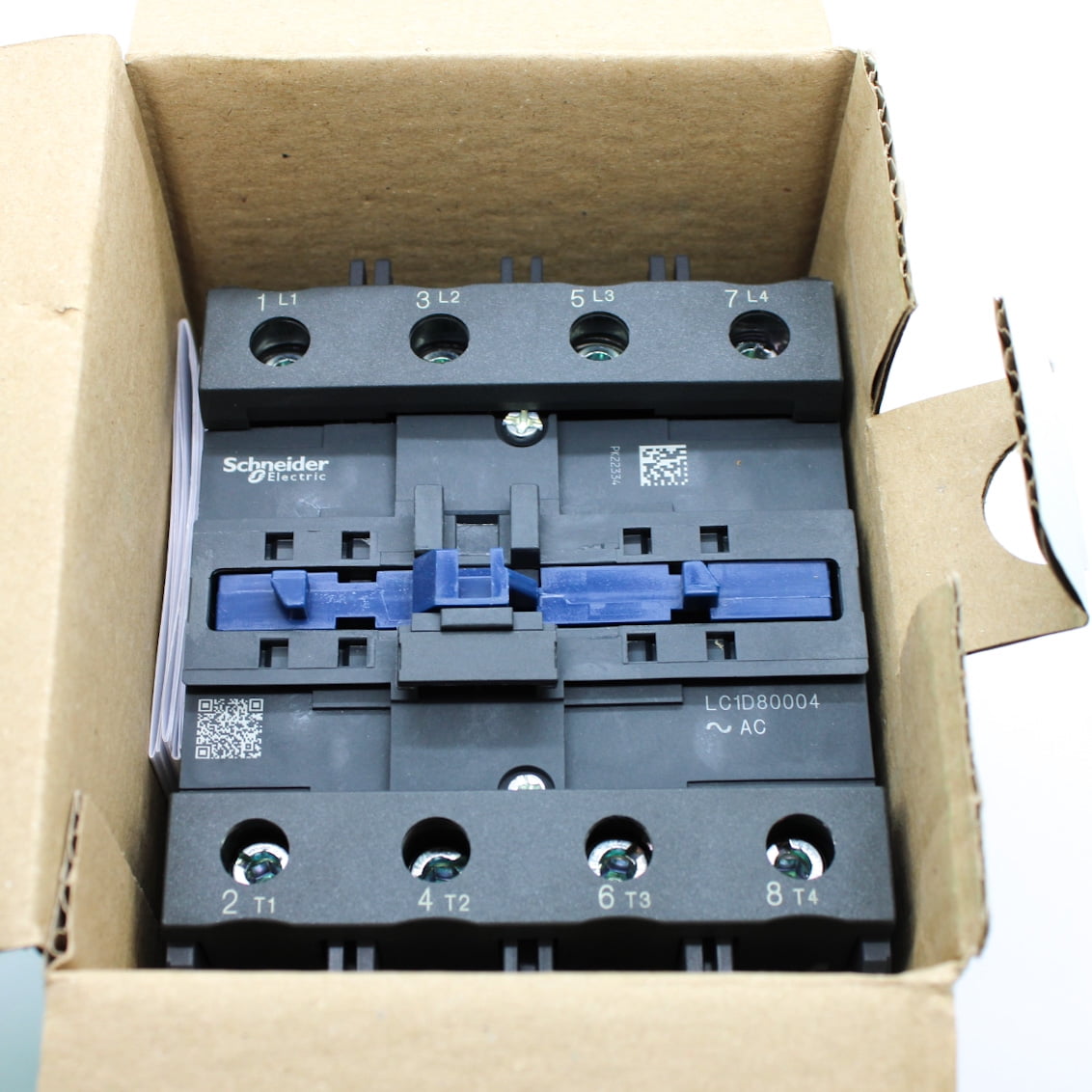 Schneider Electric 125A 4P 220V 50/60Hz TeSys Series Contactor ...