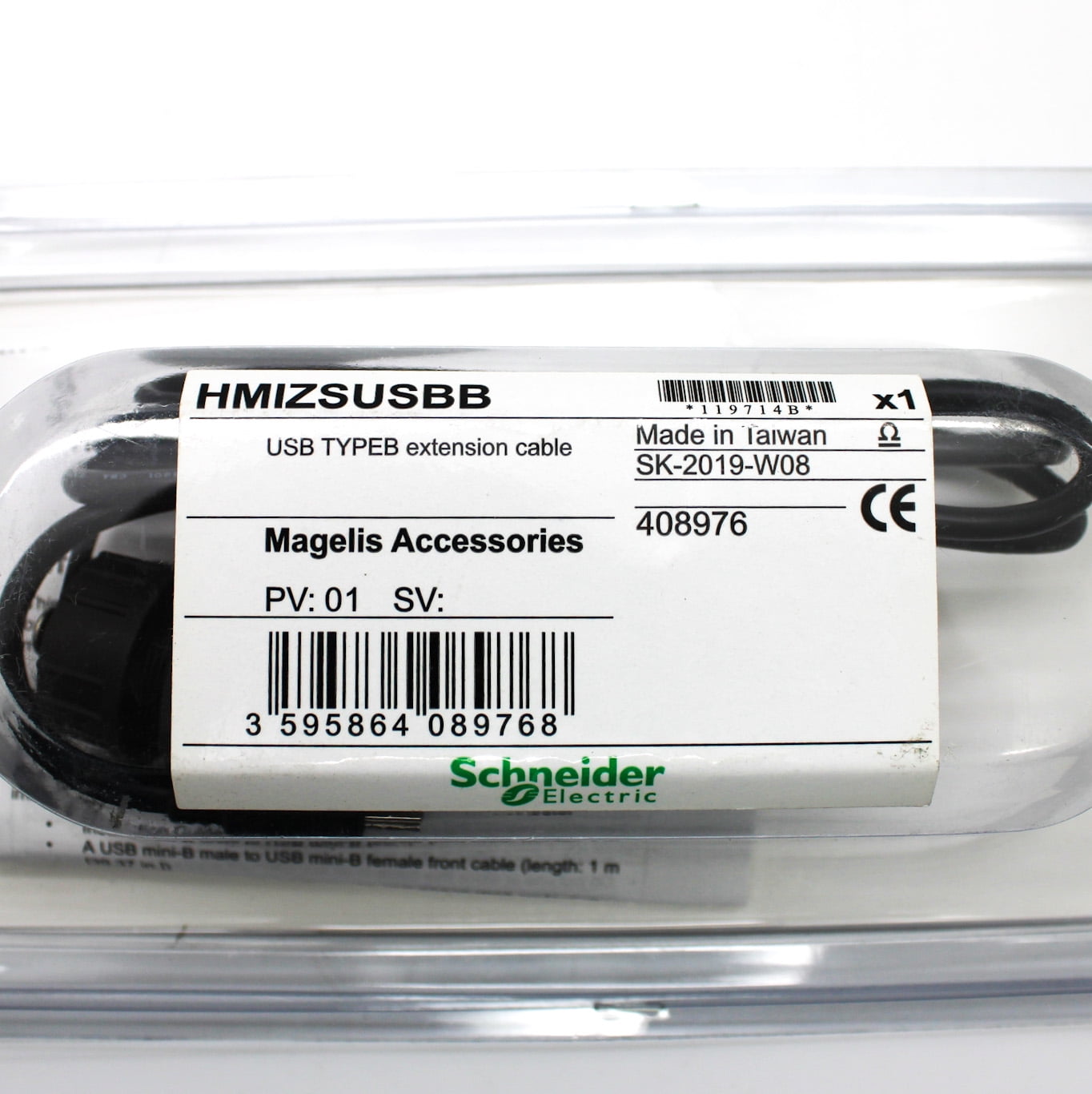 Schneider Electric 1M 30MHz Magelis SCU USB Type B Cable HMIZSUSBB ...