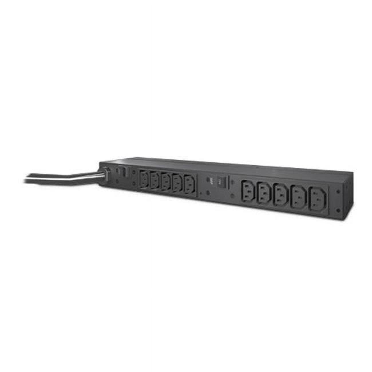 Schneider Electric Basic Rack PDU 208V 24A 10-out 1U Power Distribution ...