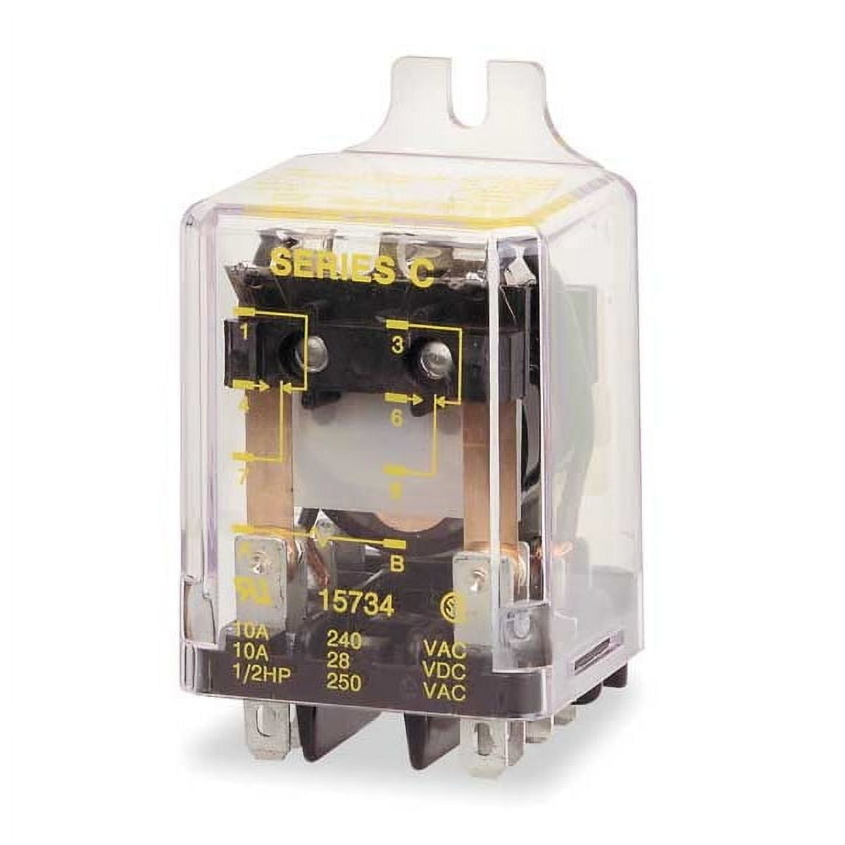 Schneider Electric Relay, 8Pin, DPDT, 10A, 24VAC 8501KFR12V14 - Walmart.com