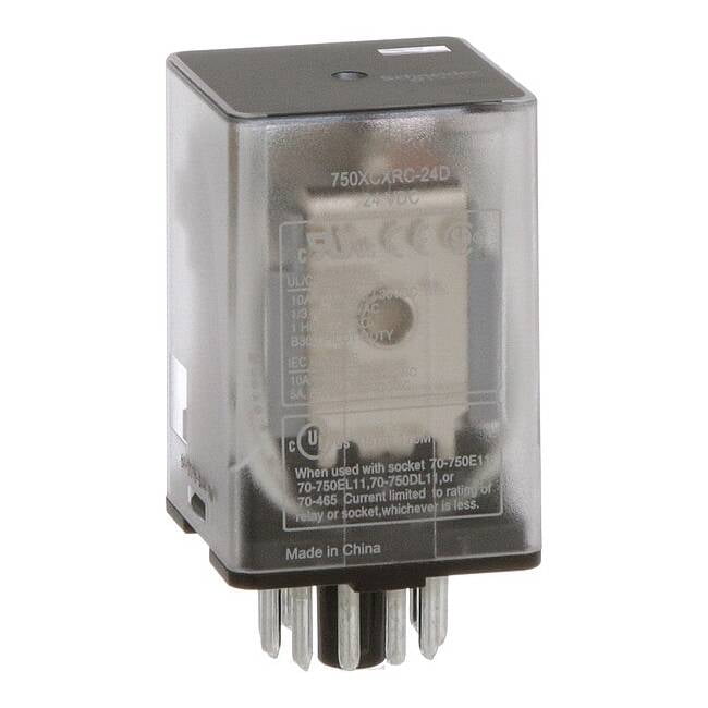 Schneider Electric General Purpose Relay,24VDC, 10A, 11Pins 750XCXRC ...