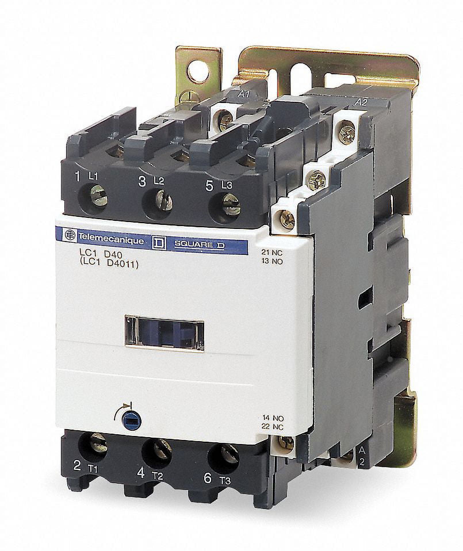Schneider Electric IEC Magnetic Contactor,24V,40A,1NC/1NO LC1D40ABD ...