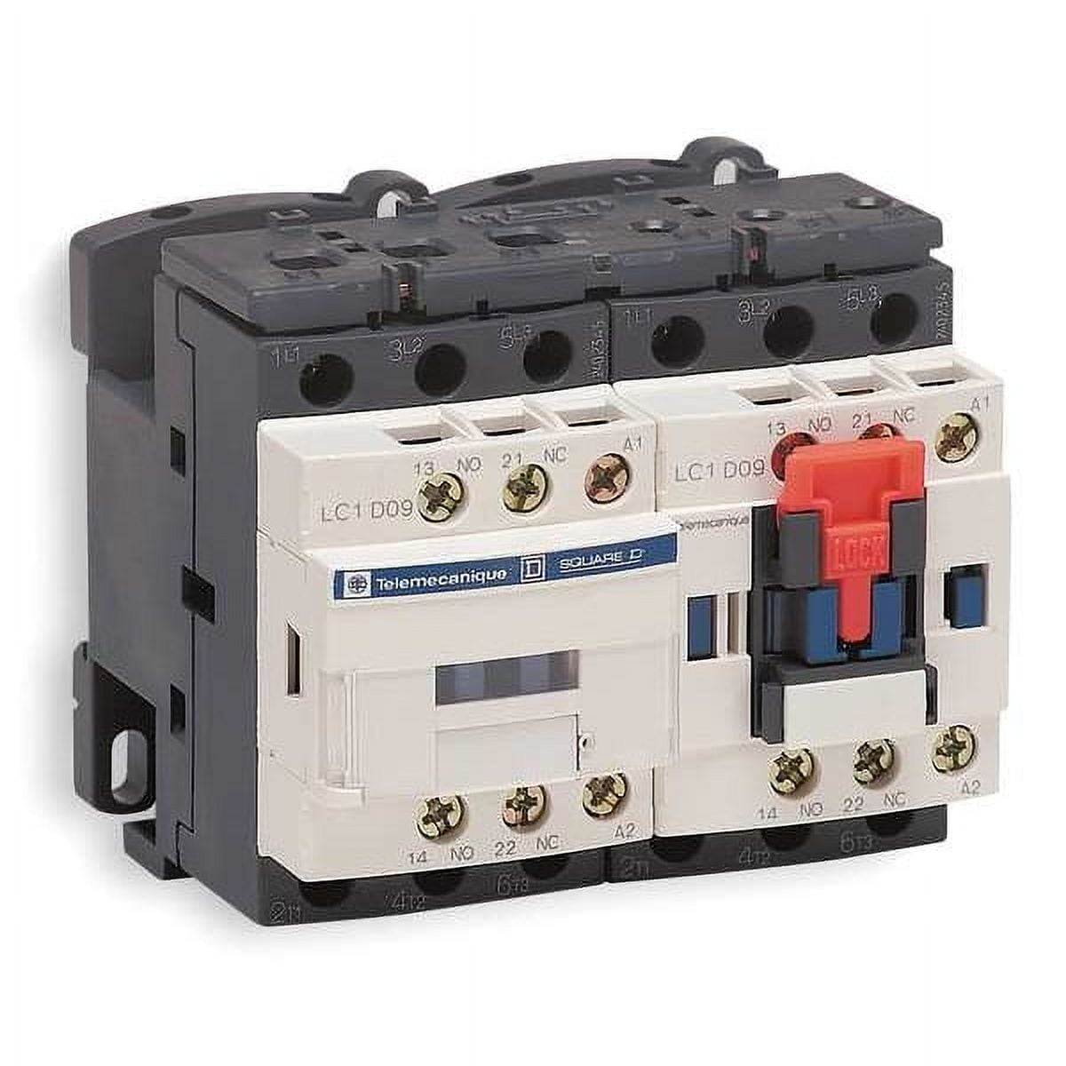 Schneider Electric IEC Magnetic Contactor, Reversing, 24VAC LC2D25B7V ...