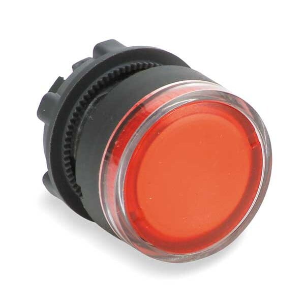Schneider Electric Illuminated Push Button Operator, 22 mm, Red ZB5AW34 ...