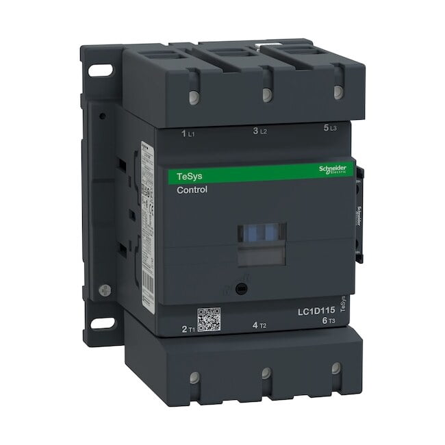 IEC Magnetic Contactor, 1NC/1NO, 120V AC, 3 P, Non-Reversing, Screw ...
