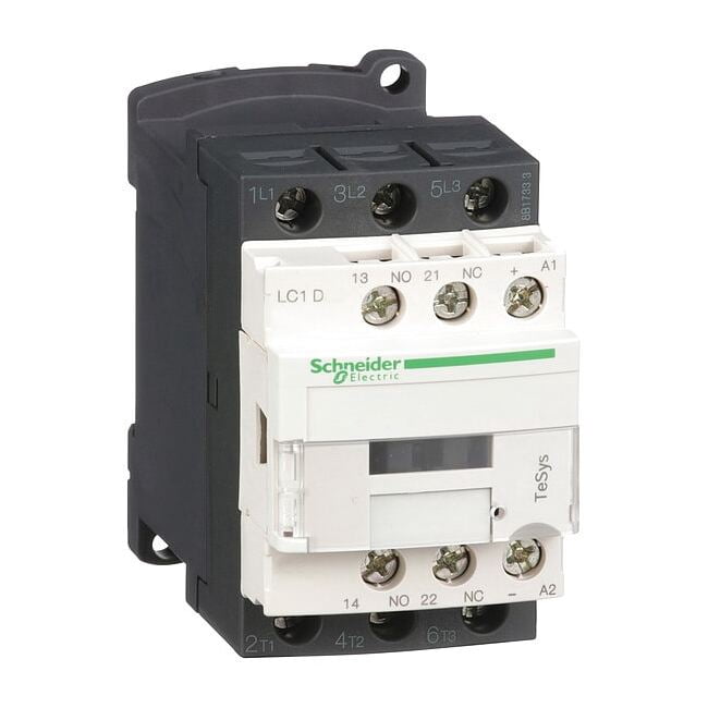 IEC Magnetic Contactor, 1NC/1NO, 24V DC, 3 P, Non-Reversing, Screw ...