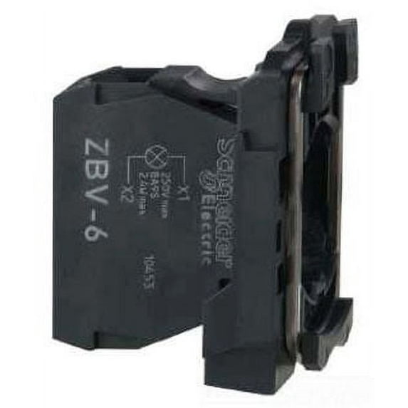 Schneider Electric Lamp Module,22mm,250V ZBV6 - Walmart.com