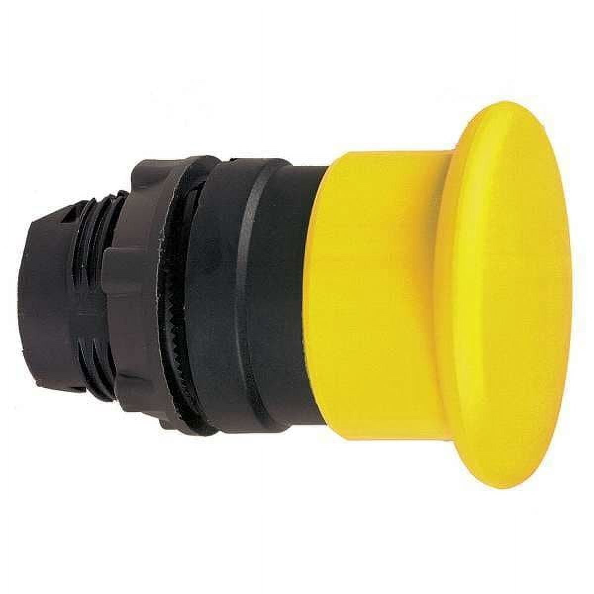 Schneider Electric Mushroom Head Push Button,Yellow,22mm ZB5AC5 ...