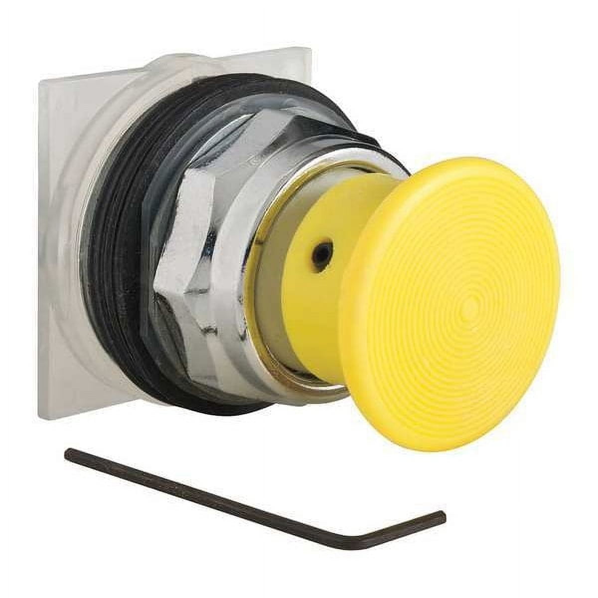 Schneider Electric Mushroom Head Push Button,Yellow,30mm 9001KR24Y ...
