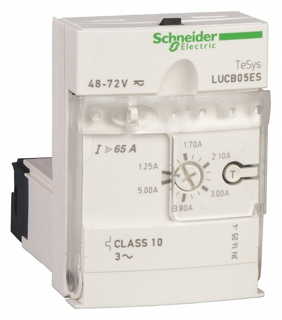 Schneider Electric Overload Module, 12 A, 110-240V AC/DC LUCC12FU ...