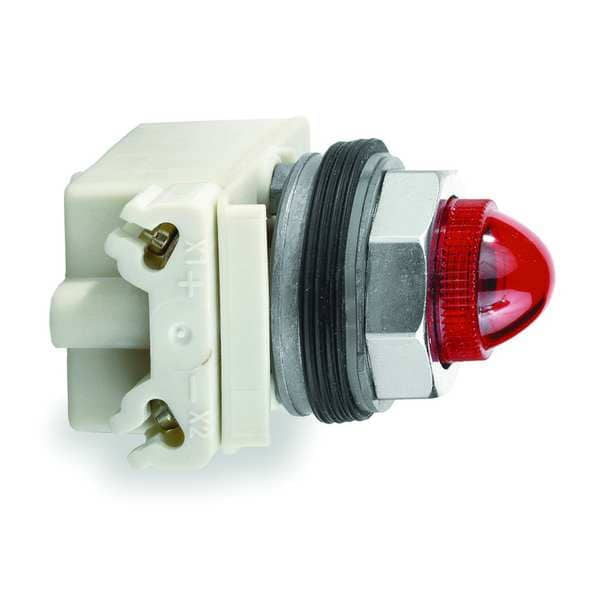 Schneider Electric Pilot Light Complete, Red, Incandescent 9001KP1R9 ...