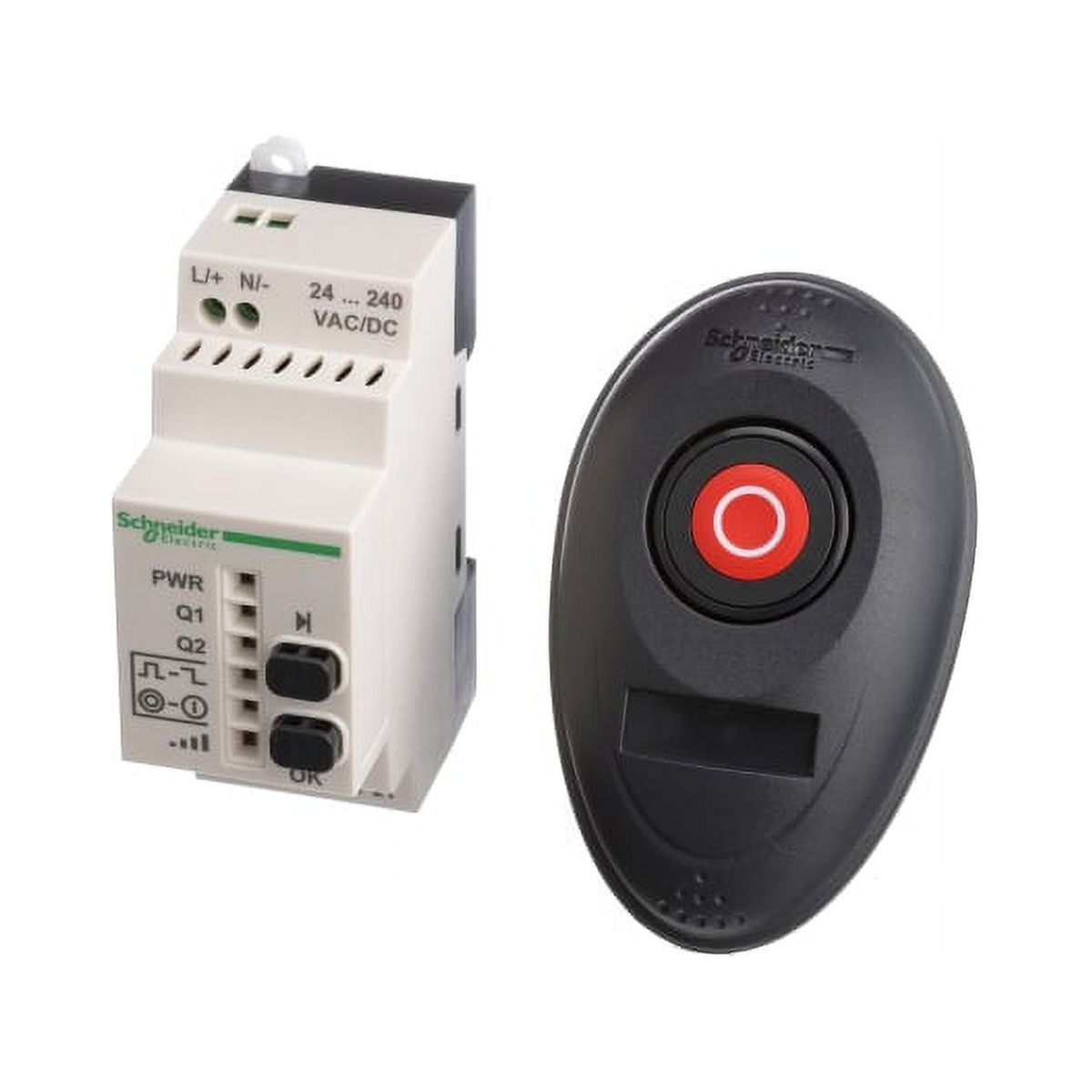 Schneider Electric WirelessPBKit,Blk/Blu/Grn/Rd/Wht/Ylw XB5RMA04 ...