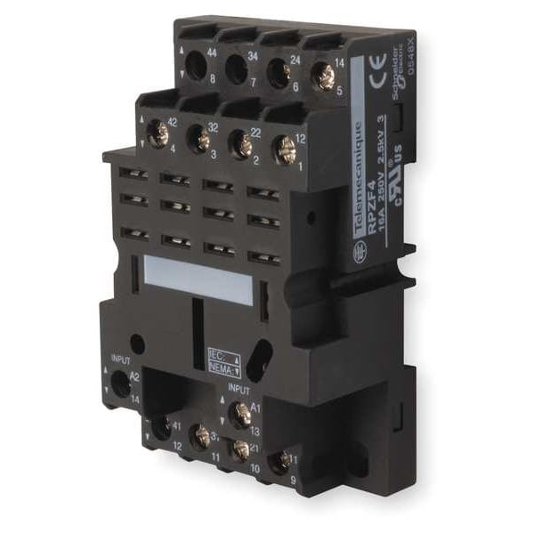 Schneider Electric Relay Socket, Square, 14 Pins, 16 A RPZF4 - Walmart.com
