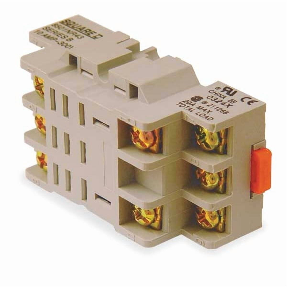 Schneider Electric Relay Socket, Square, 11 Pins, 10 A 8501NR43 ...