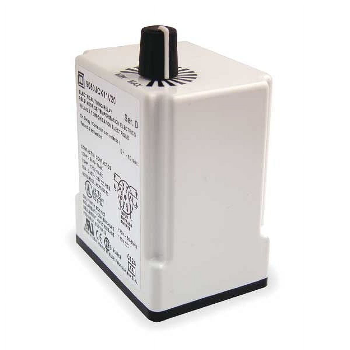 Schneider Electric SinFunTimeDelayRelay, 110VAC, 11Pins 9050JCK24V20 ...