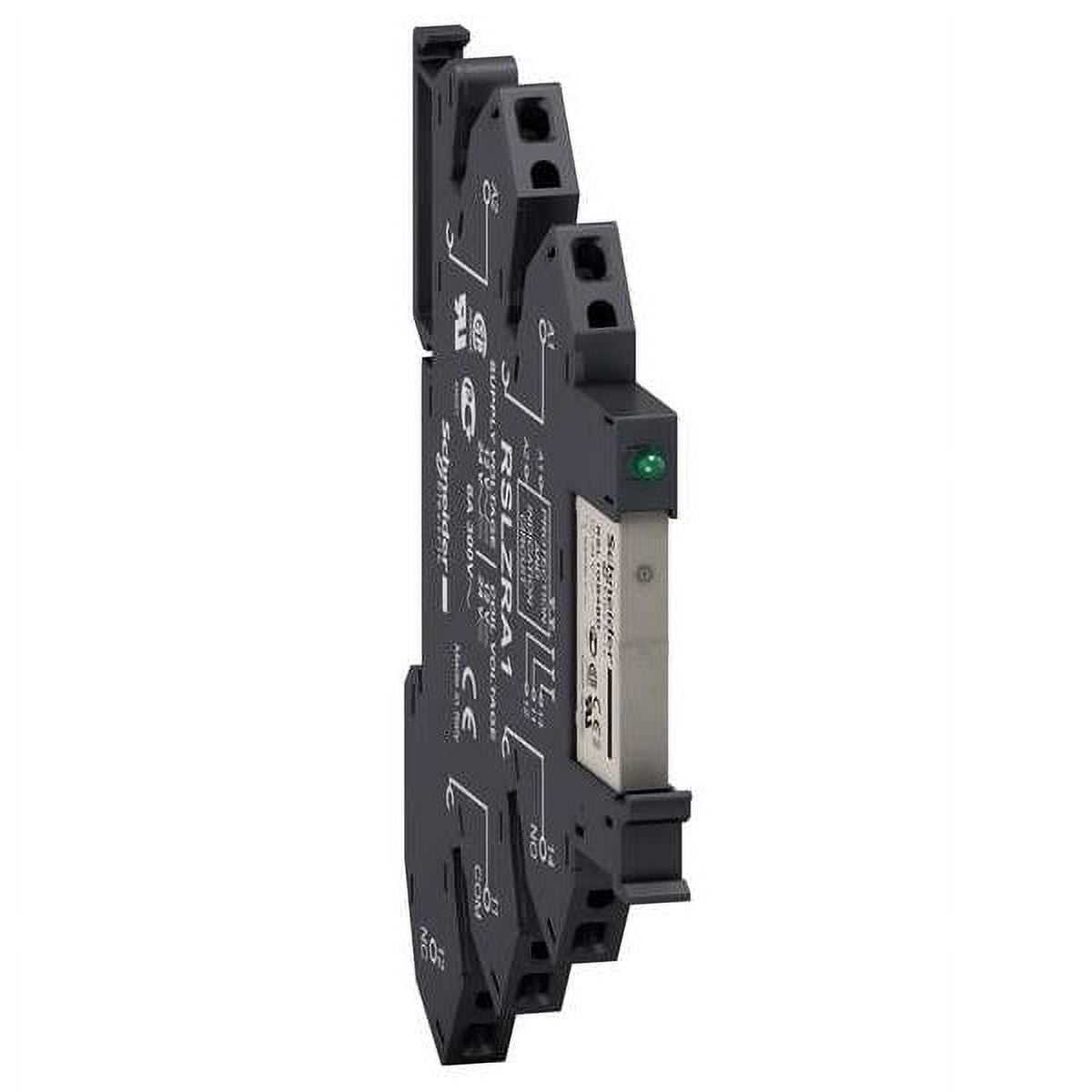 Schneider Electric Slim Interface Relay,5Pin,SPDT,6A,24VDC RSL1PRBU ...