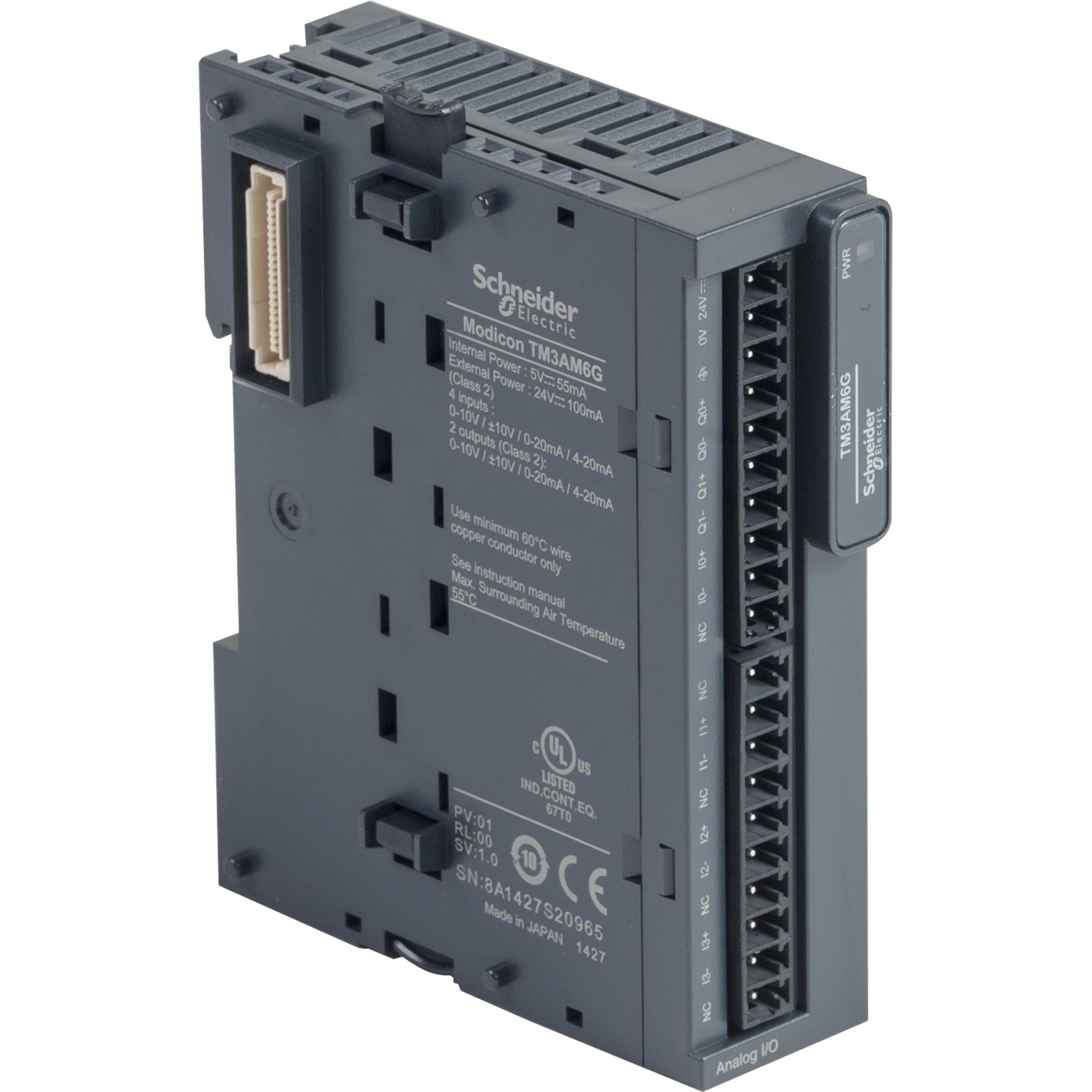Schneider Electric TM3AM6G Modicon Analog I/O Module - Walmart.com