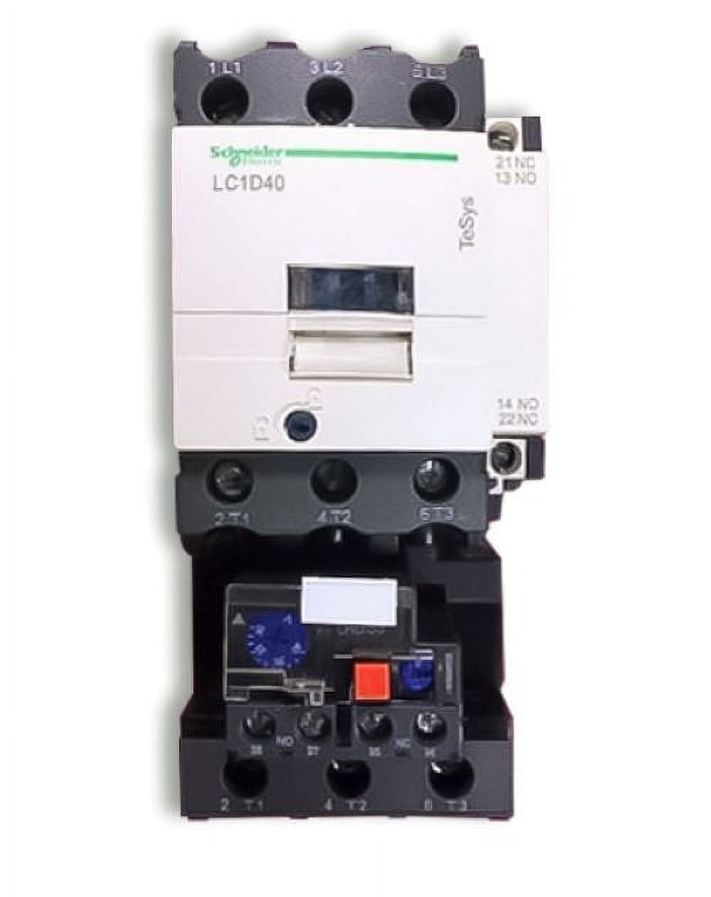 Schneider Motor Starter Contactor 40A Coil 24VAC Thermal Relay 30-40 ...