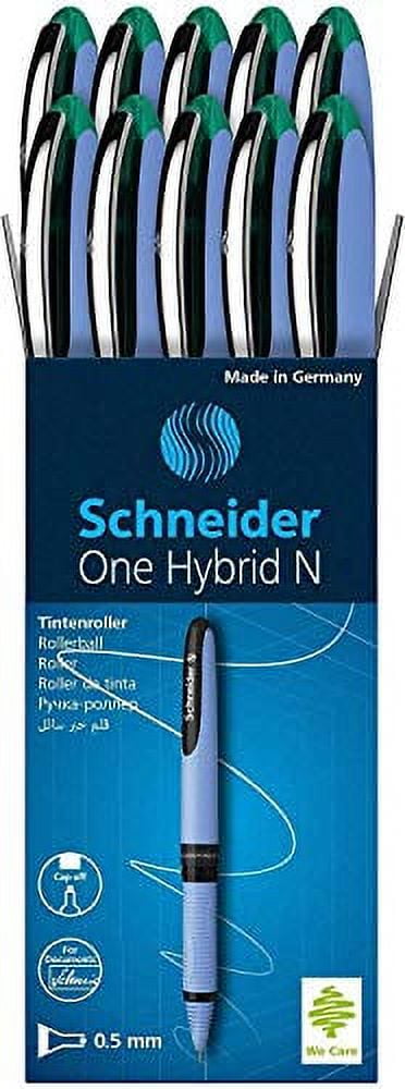 Schneider One Hybrid N Rollerball Pen, 0.5 mm Hybrid Needle Tip, Light ...