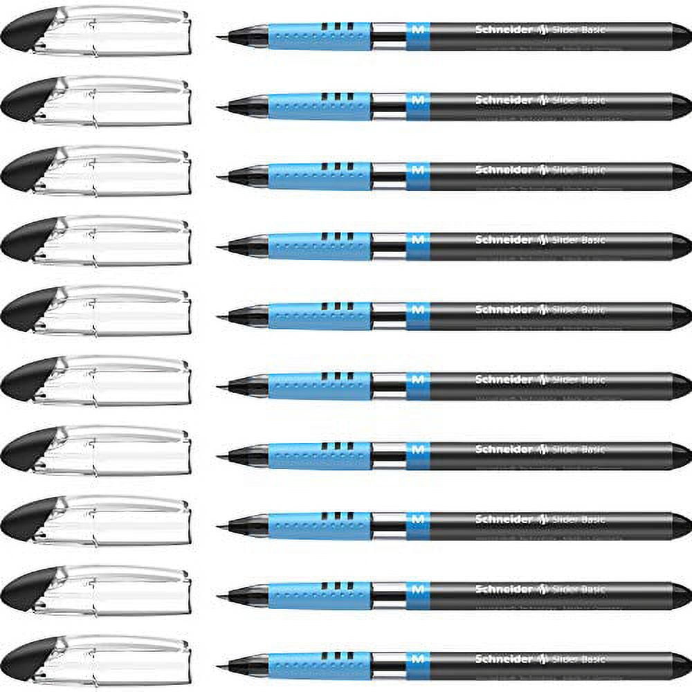 Schneider Slider Basic M (Medium) Ballpoint Pen, 1.0 mm, Transparent ...