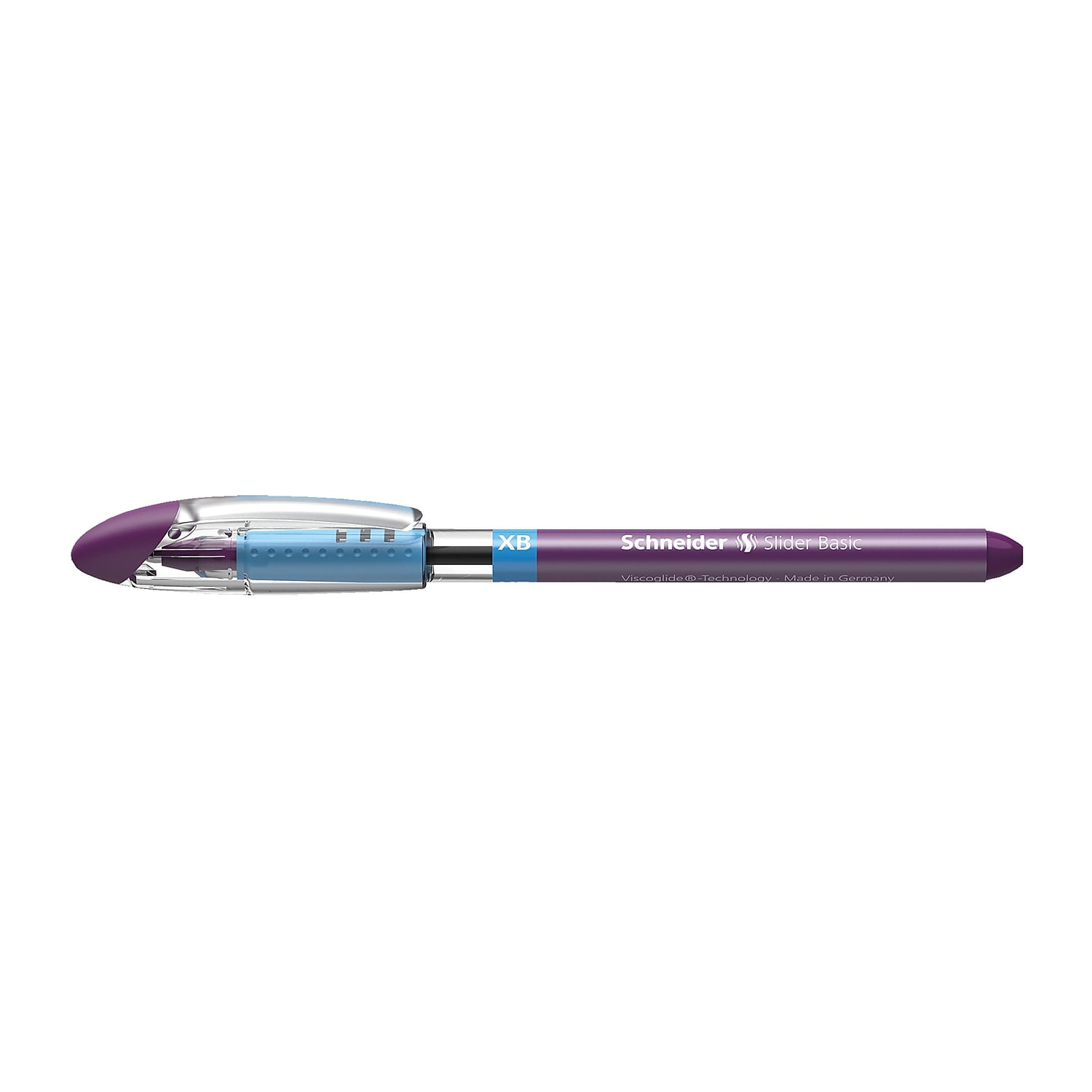 Schneider Slider Basic XB Ballpoint Pen Broad Point Purple Ink 10/Box ...