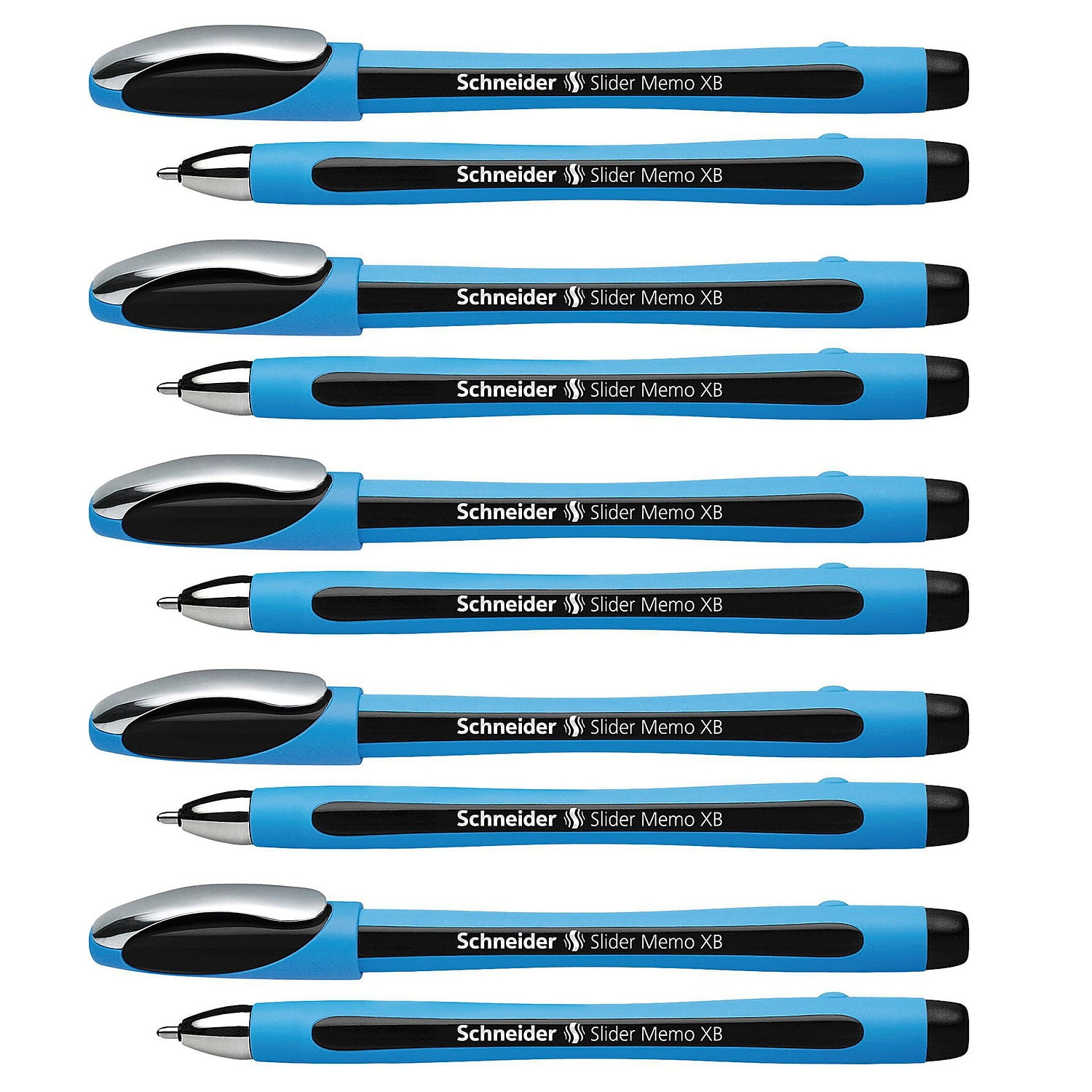 Schneider Slider Memo Ballpoint Pen, Viscoglide Ink, 1.4 mm, Black ...