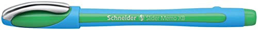 Schneider Slider Memo XB Green Ink Pen - Walmart.com