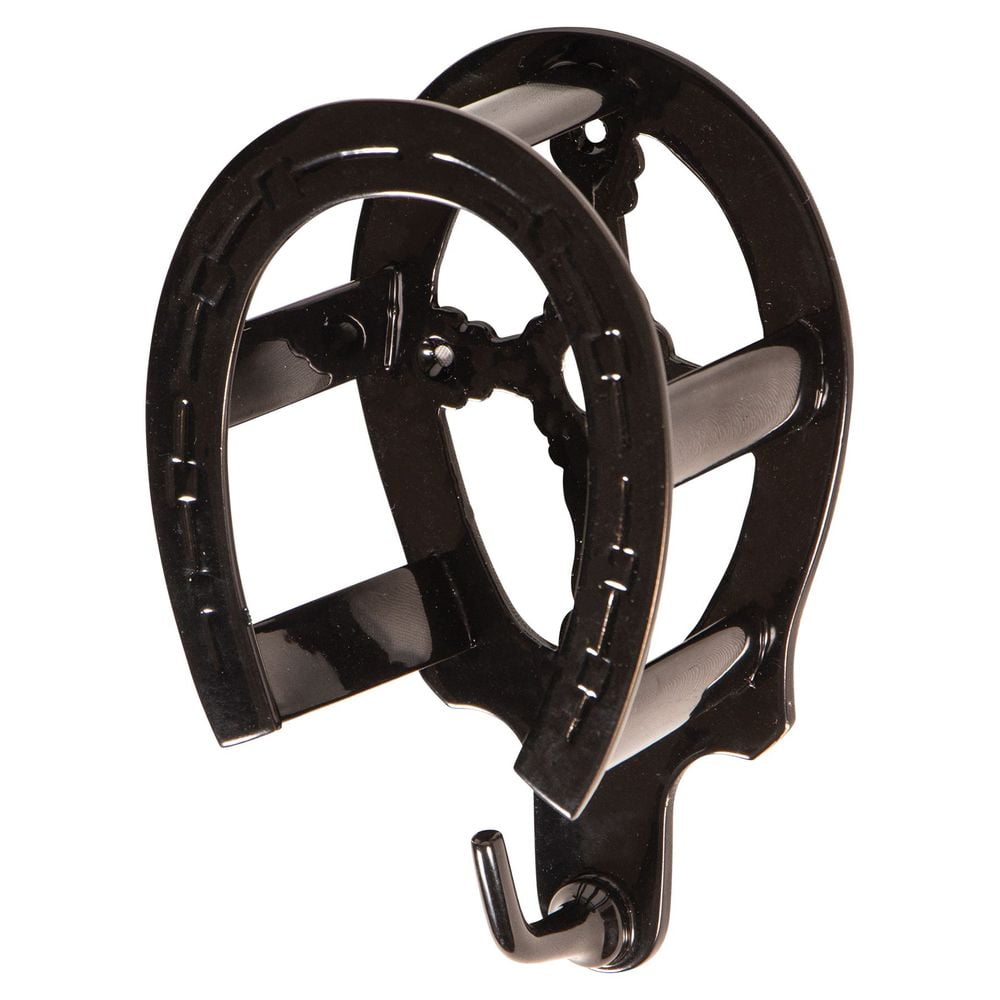 Schneiders Berlin Brass Double Horseshoe Bridle Rack for Horse | Color ...