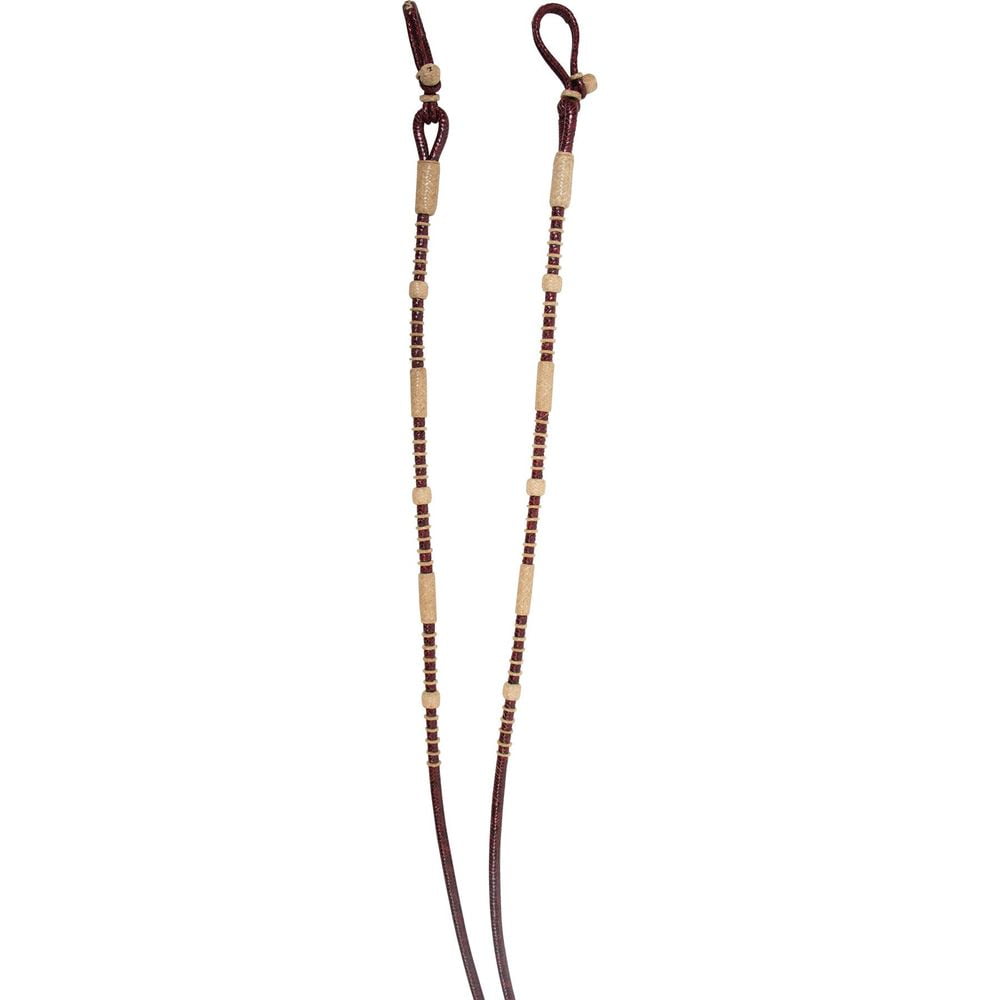 Schneiders Double S Rawhide Romel Reins for Horses 51.5" - 16 oz ...