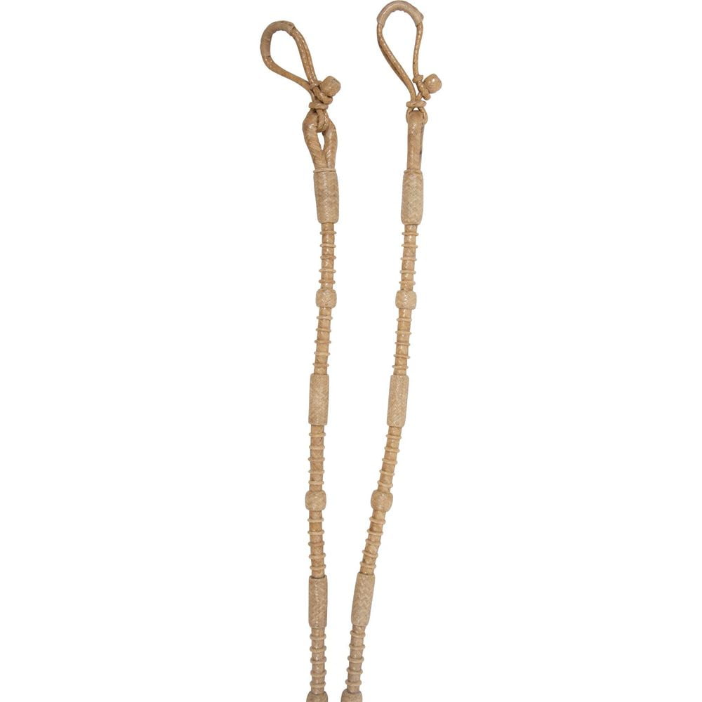 Schneiders Double S Rawhide Romel Reins for Horses 51.5" - 16 oz ...