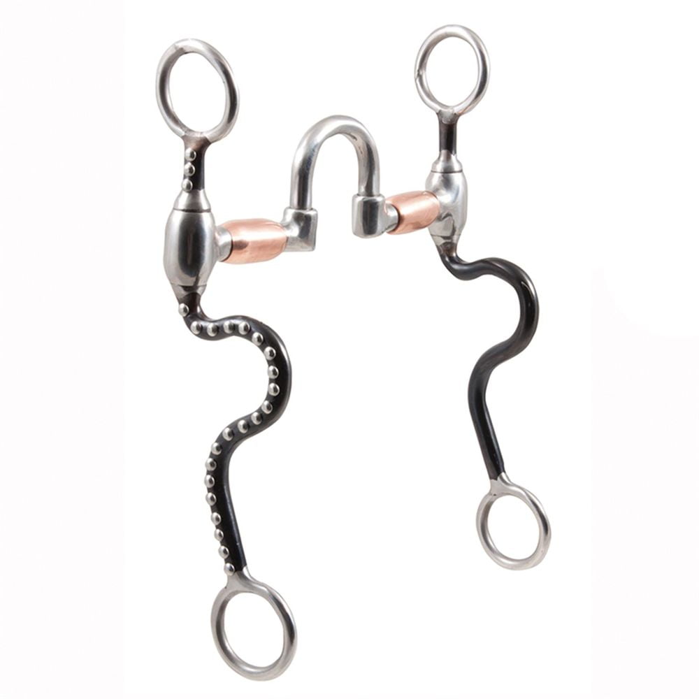 Schneiders FES Pro Correction Horse Bit with Silver Dots and Copper ...