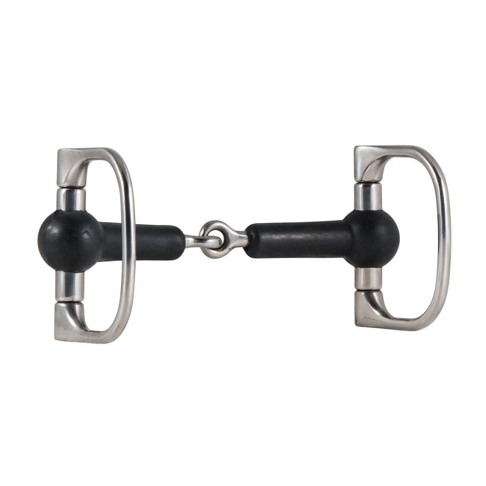 Schneiders FES Rubber D Ring Snaffle Horse Bit | Enhancing Training ...