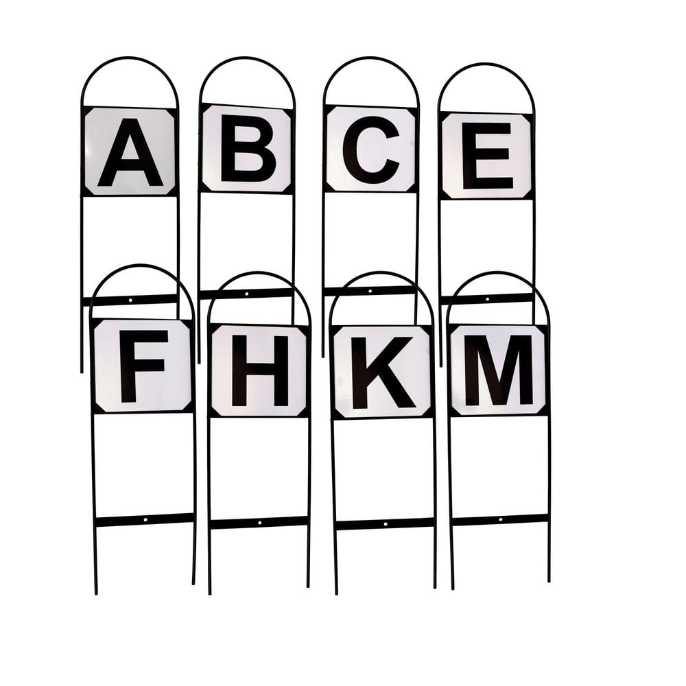 Schneiders Metal Dressage Arena Letters | Color Black | Set of 8 ...