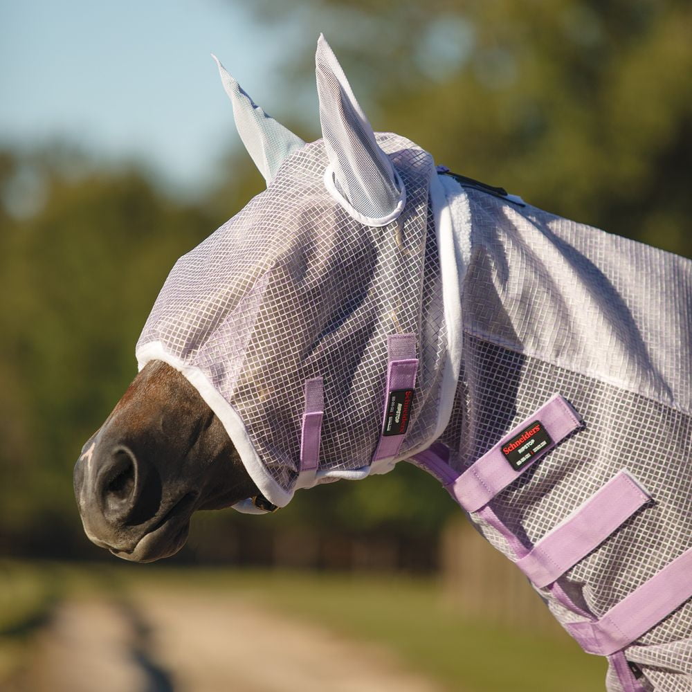 Schneiders Ripstop Nylon Mesh II Pony Fly Masks | Color Lilac | Size ...