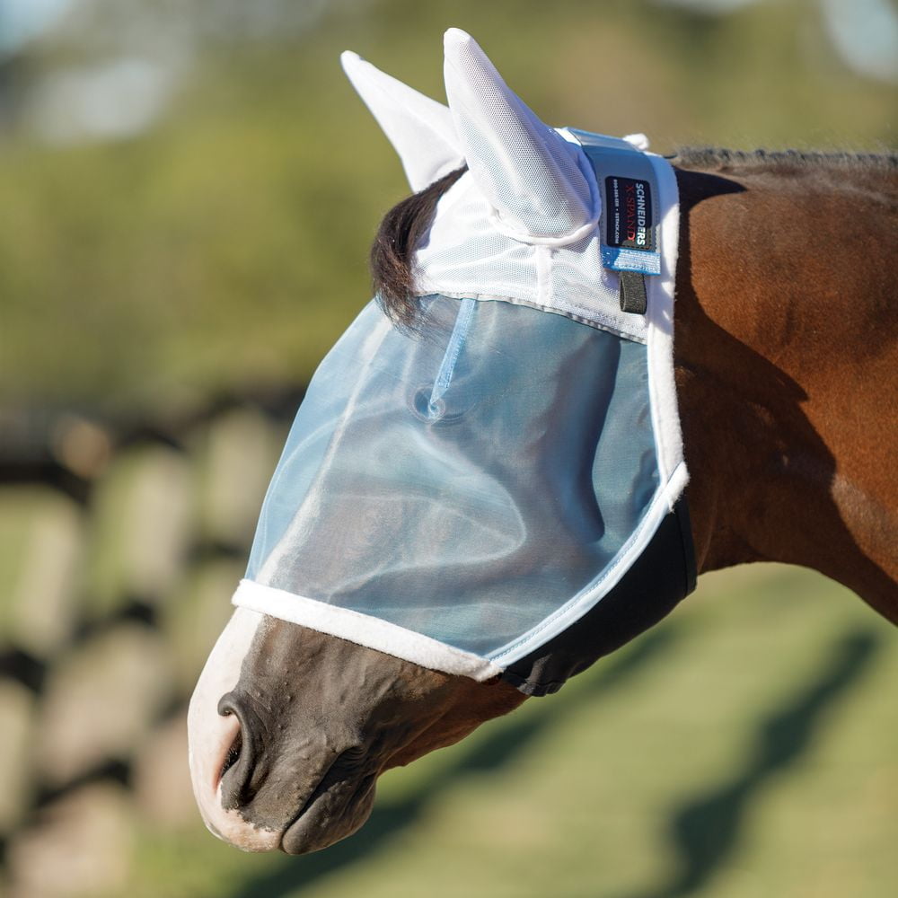 Schneiders X-Spand Mosquito Mesh II Fly Horse Mask With Ear | Blue ...