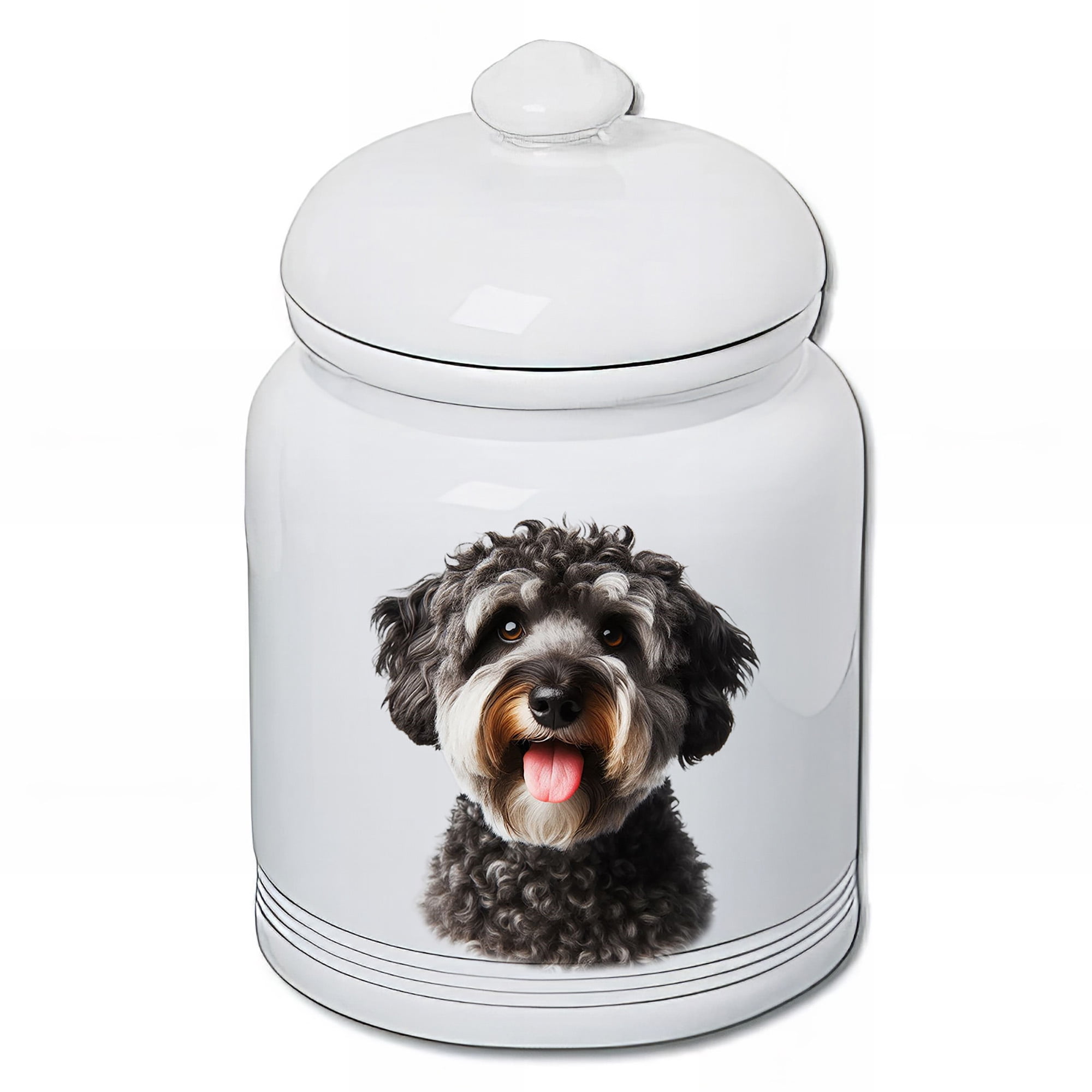 Schnoodle - Best of Breed Dog and Cat Ceramic Treat Jar - Walmart.com