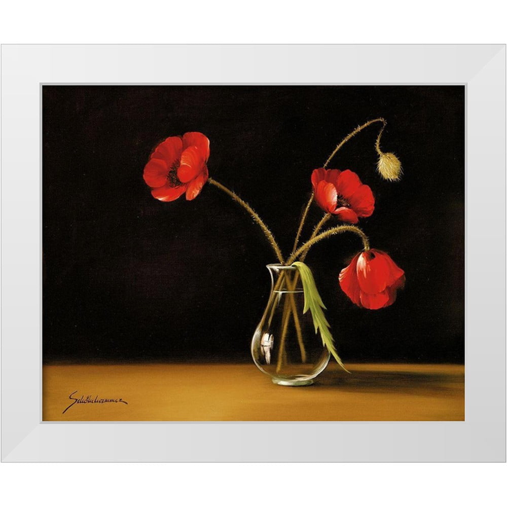 Schoelnhammer, Heinz 32x26 White Modern Wood Framed Museum Art Print Titled - CONTRAST II ...