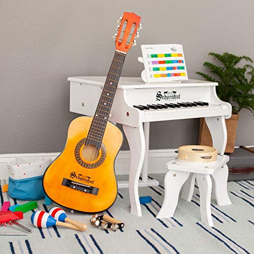 Schoenhut Acoustic Guitar - 30'' Beginner Guitar - Acoustic Guitars Set ...