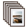 Scholartree 11 x 14 5-in-1 Wood Picture Frames Set-11x14 Matted to 8x10 ...