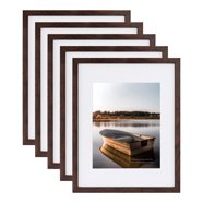 7x13 Frame Silver Stainless Steel Solid Wood Picture Frame | 0.75 Inch ...