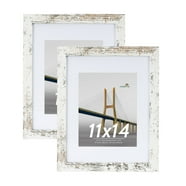 ArtToFrames 11x20 inch Black Picture Frame, Black MDF Poster Frame ...