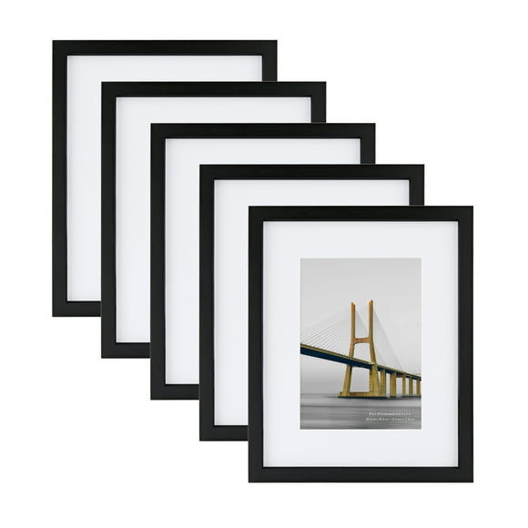 8" X 10" Black Picture Frames