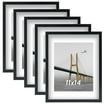 7x15 Black Wood Picture Frame for Home Decor, Wall Art, Photos ...