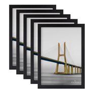 Mainstays 20x18 8-Opening String Heart Rustic Wood Collage Picture ...