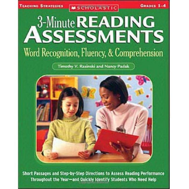 Scholastic 3-Minute Reading Assessments - Word Recognition- Fluency ...