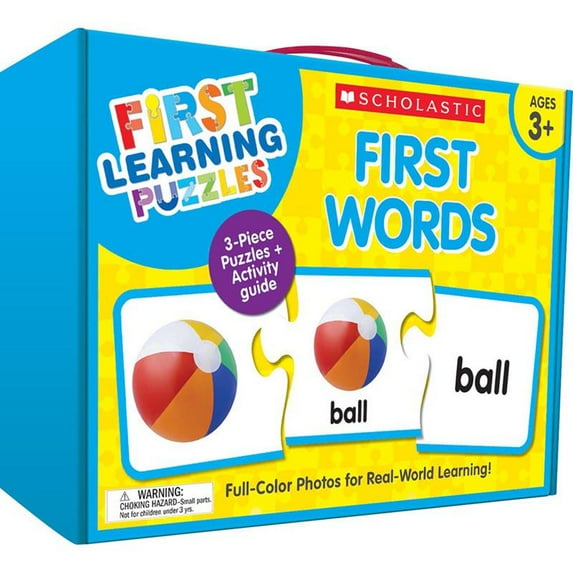 Scholastic First Learning Puzzles: First Words - Walmart.com
