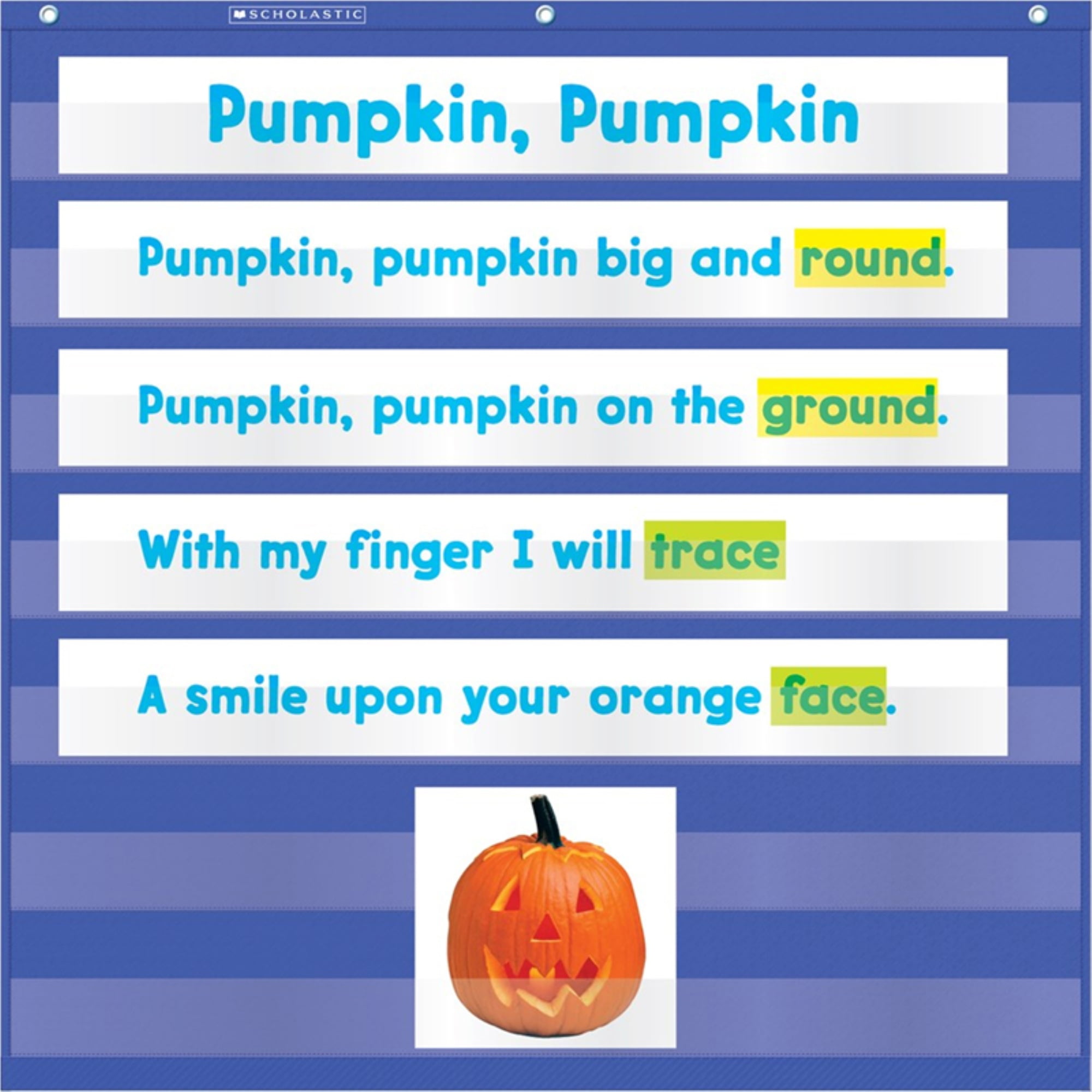 SCHOLASTIC TEACHING RESOURCES MINI POCKET CHART - Walmart.com