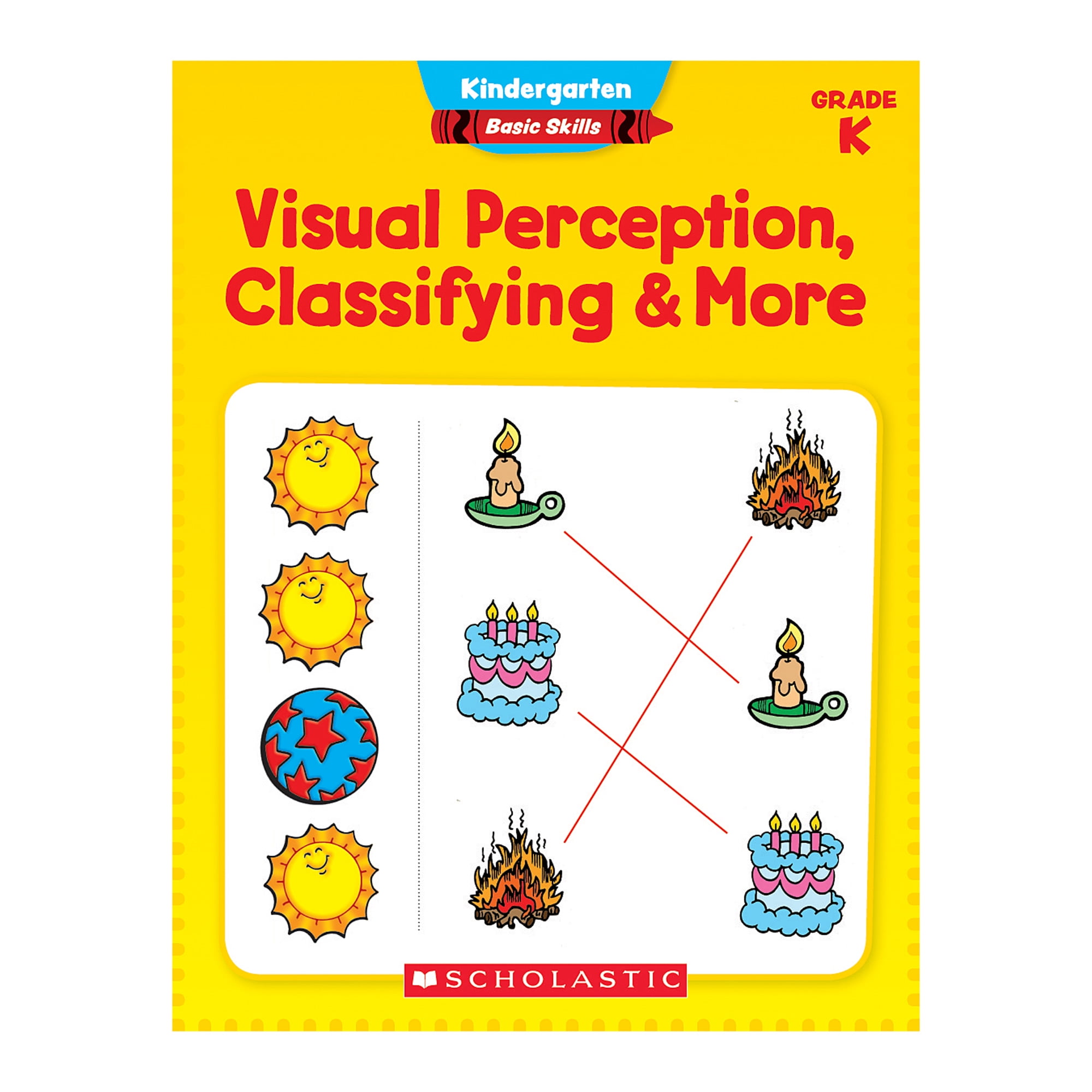 Scholastic Basic Skills, Kindergarten, Visual Perception, Classifying ...