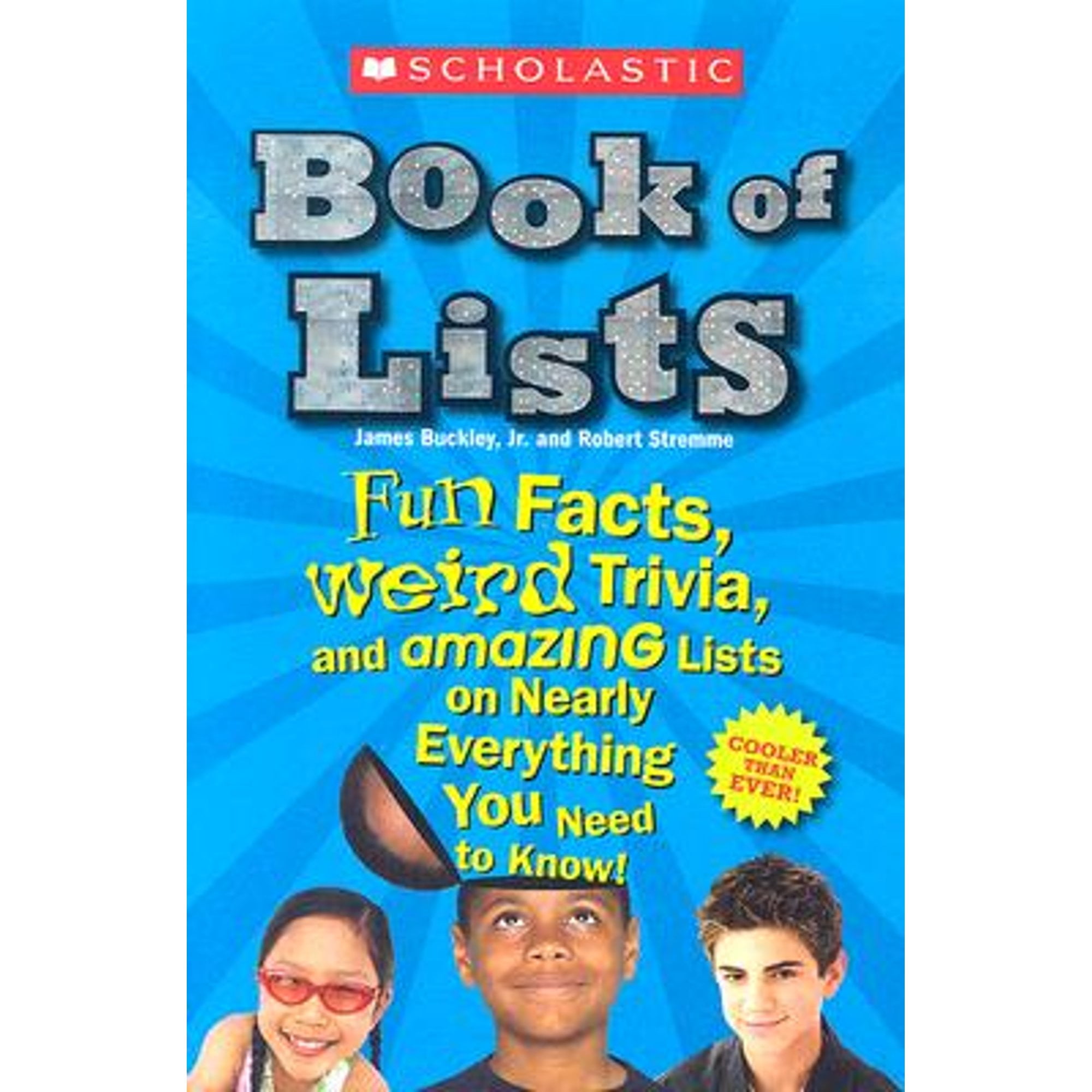 Pre-Owned Scholastic Book of Lists : Fun Facts, Weird Trivia, and ...