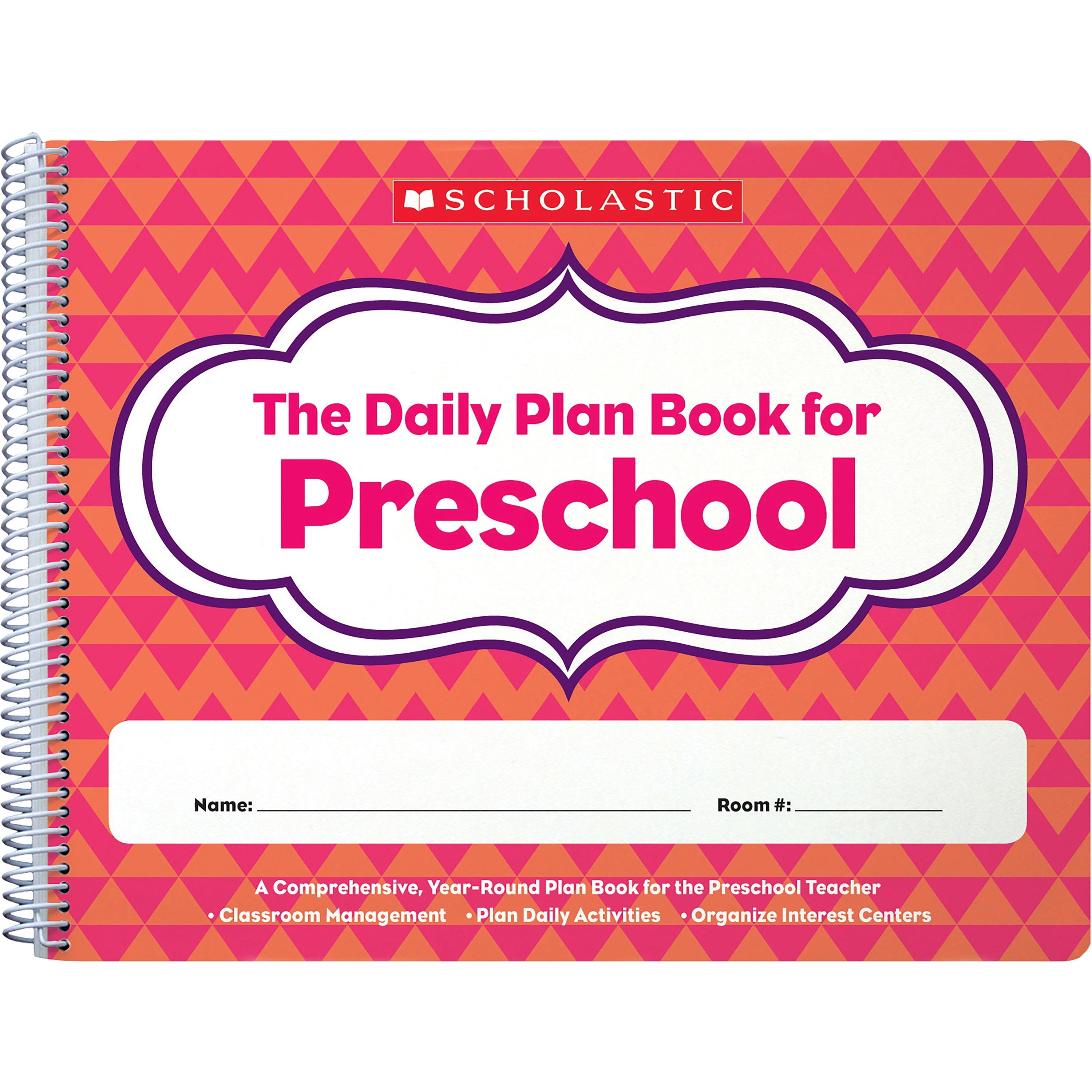 Scholastic Daily Plan Book for Preschool, Multi, Planner Page, Each ...